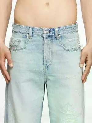 DIESEL® D-macro Wide Leg Jeans