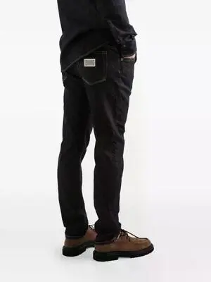 Dolce & Gabbana Logo-plaque Slim Fit Jeans