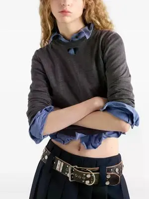 Prada Wool Crew-neck Sweater