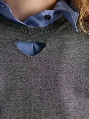 Prada Wool Crew-neck Sweater
