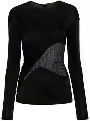 Givenchy G-lace Panelled Top