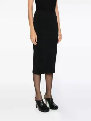 Rick Owens Cotton-silk Blend Skirt