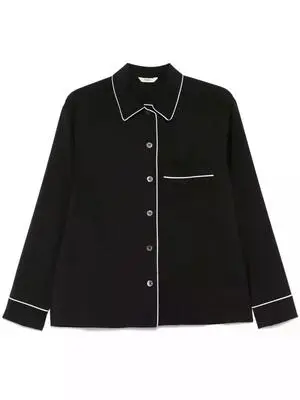 Barena Venezia Contrasting-trim Shirt - Black