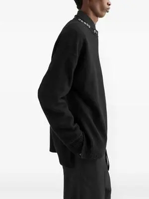JIL SANDER Eyelet-embellished Sweater