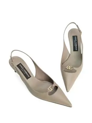 Dolce & Gabbana 60mm Slingback Pumps - Neutrals