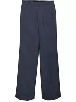 Prada Indigo Pressed-crease Trousers