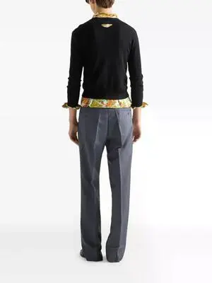 Prada Pressed-crease Trousers