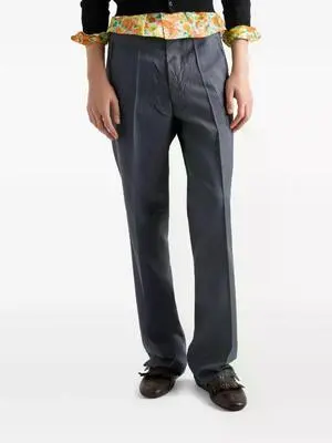 Prada Pressed-crease Trousers