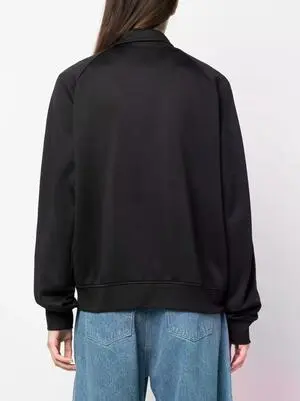 Dsquared2 Logo-striped Zip-up Cotton Sweatshirt