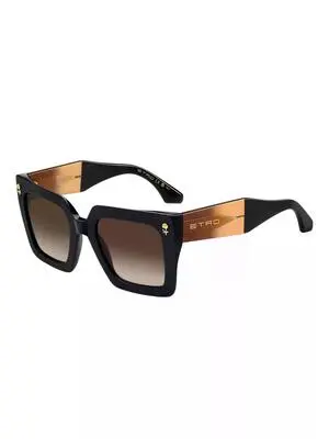 Etro Square-frame Sunglasses - Black