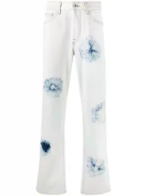 County Of Milan Printed Jeans For Men