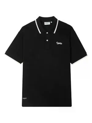 CHOCOOLATE Logo-embroidered Polo Shirt - Black