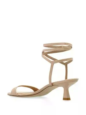 STUART WEITZMAN Leather Sandals - Neutrals