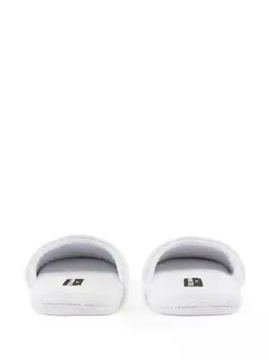 Dolce & Gabbana Carretto Siciliano Print Terry Slippers - White