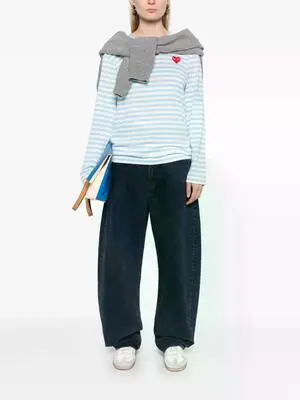 Play Comme Des Garcon Striped T-shirt