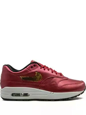 Nike Air Max 1 Gold Sequins Sneakers - Red