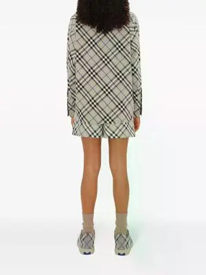 Burberry Checked Cotton Shirt