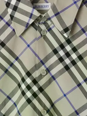 Burberry Checked Cotton Shirt
