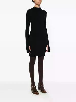 Fendi Ribbed-knit Mini Dress