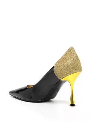 MADISON MAISON Alena Gold High-heel Pumps