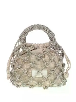 Kurt Geiger Small Macramé Tote Bag