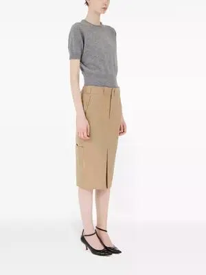 MAISON MARGIELA High-rise Midi Skirt