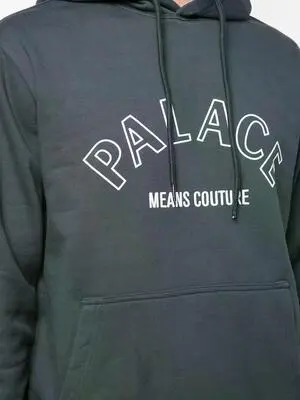 PALACE Couture Logo-print Hoodie - Blue