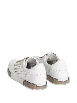 Dolce & Gabbana Woven Leather Sneakers