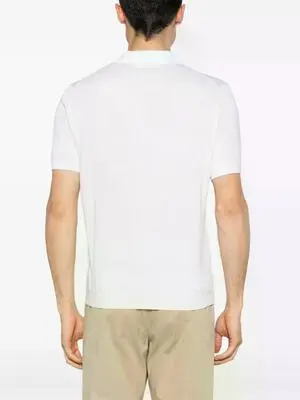 KANGRA Fine-knit Polo Shirt - Neutrals