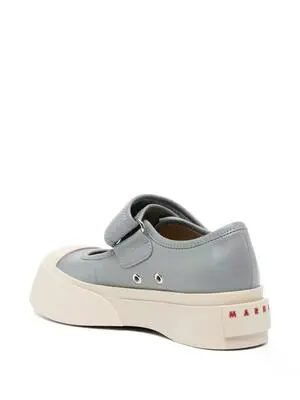 Marni Leather Sneakers - Grey