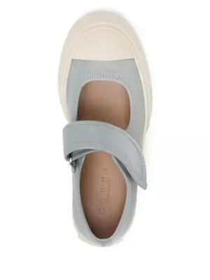 Marni Leather Sneakers - Grey