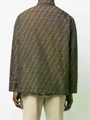 Fendi Monogram-pattern Shirt Jacket