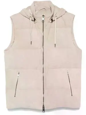 Herno Padded Goose Down Gilet - Neutrals