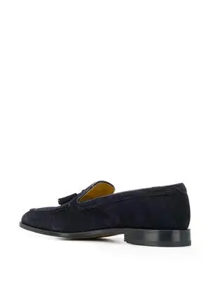 SCAROSSO Suede Tassel Loafers