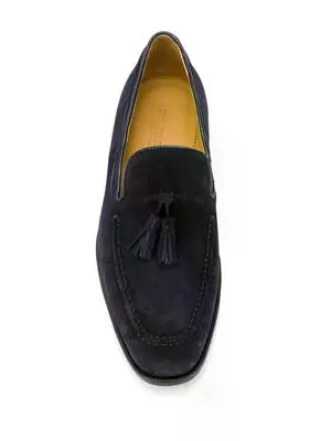SCAROSSO Suede Tassel Loafers