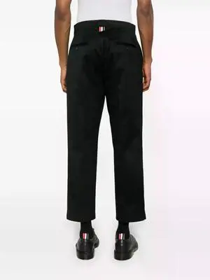 Thom Browne Twill-utility Tailored Trousers - Black