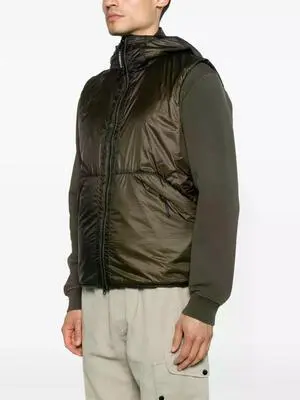 C.P. COMPANY Nylon Shell Vest - Brown