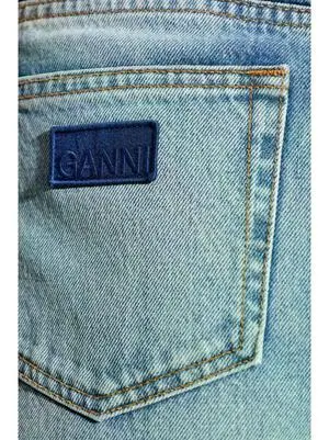 GANNI Organic Cotton Denim Jeans