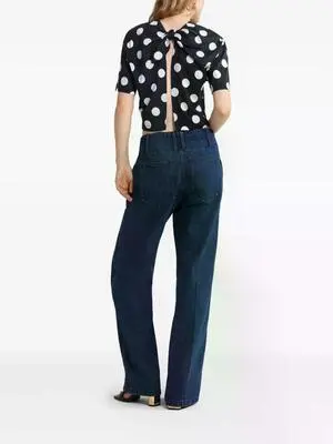 PATOU Logo-print Split-back T-shirt