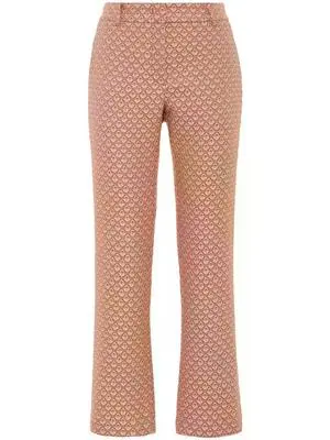 La DoubleJ Patterned Jacquard Trousers
