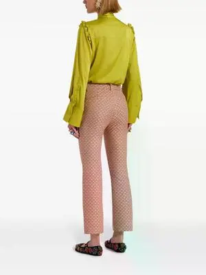 La DoubleJ Patterned Jacquard Trousers