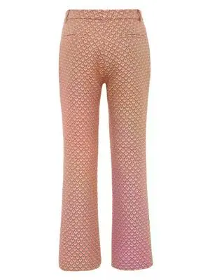 La DoubleJ Patterned Jacquard Trousers