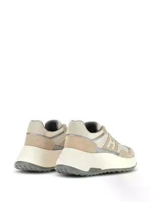 Hogan Panelled Suede Sneakers