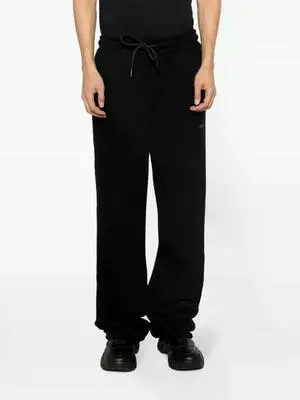 Off-White Diag-stripe Cotton Track Pants - Black