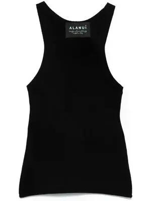 Alanui Sleeveless Tank Top - Black
