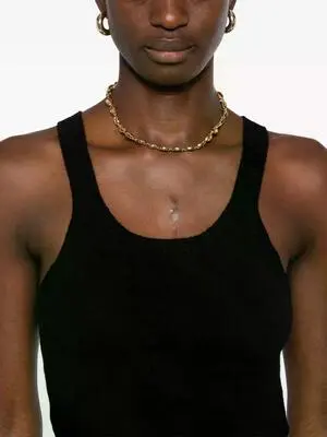 Alanui Sleeveless Tank Top - Black
