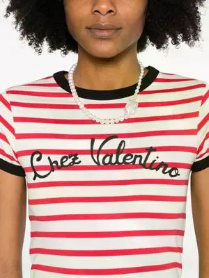 Valentino Garavani Striped Jersey T-shirt