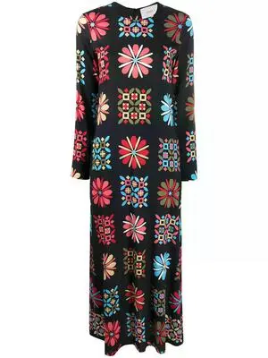 La DoubleJ Printed Midi Dress