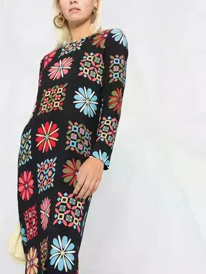La DoubleJ Printed Midi Dress