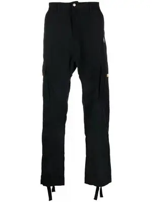 County Of Milan Black Wash Pants For Men